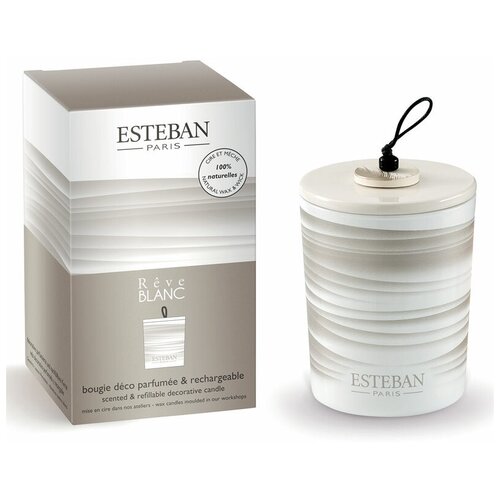 Ароматическая свеча Esteban белый СОН, 170 г