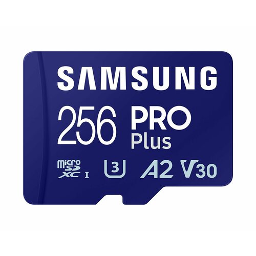 Карта памяти microSD UHS-I U3 Samsung PRO PLUS 256 ГБ,180/130 Мб/с