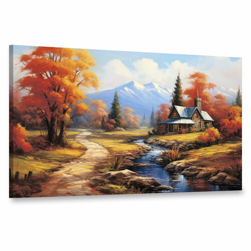 Интерьерная картина 100х60 "Осенний пейзаж"