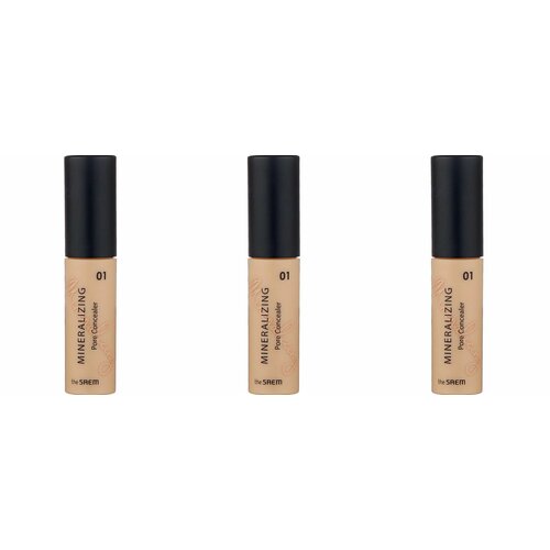 THE SAEM Консилер для маскировки пор Mineralizing Pore Concealer 01 Clear Beige, 4 г, 3 шт
