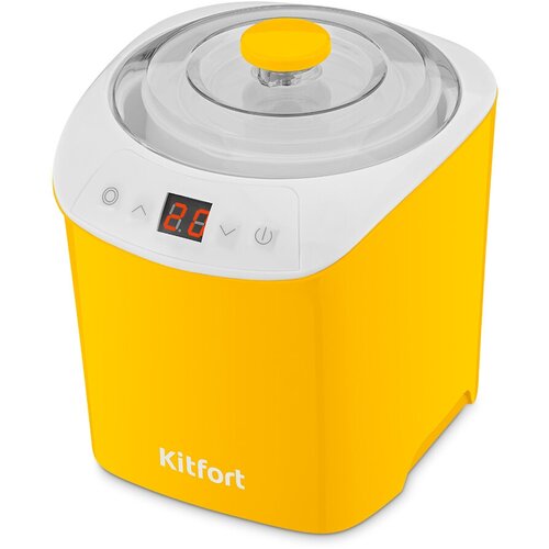 Йогуртница Kitfort КТ-4090-1 бело-желтый