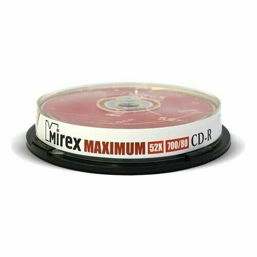 Диски CD-R Mirex Brand 52X 700MB Cake box 10 )