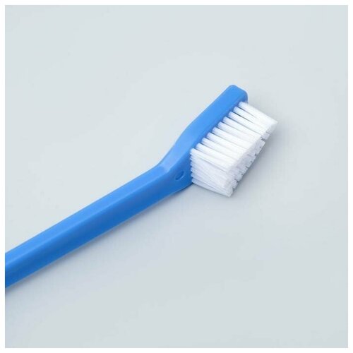 Пижон Набор зубная щётка двухсторонняя + щётка напальчник + массажер для десен (набор 3 шт), микс цветов 5