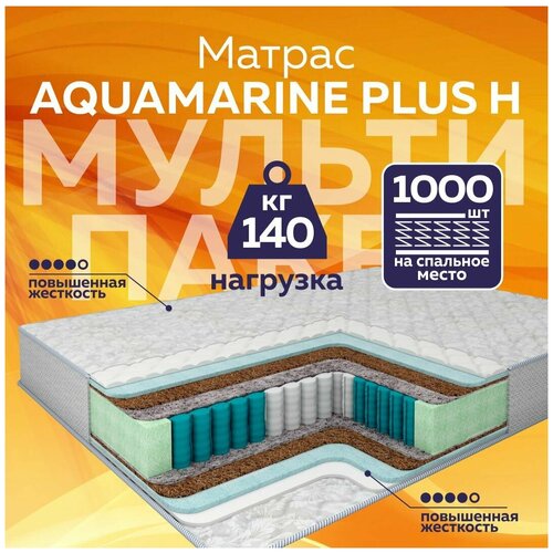 Матрас пружинный Aquamarine Plus H 90х185