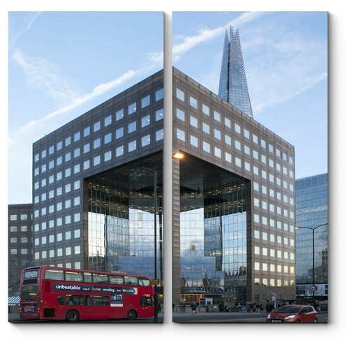 Модульная картина Современная архитектура Лондона 60x60