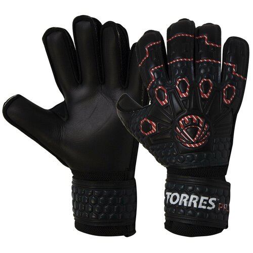 Вратарские перчатки Torres, размер 6, черный