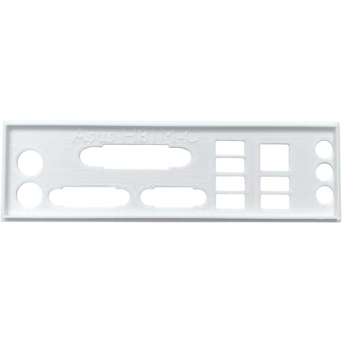 Пылезащитная заглушка, задняя панель для материнской платы Asus h81M-c white