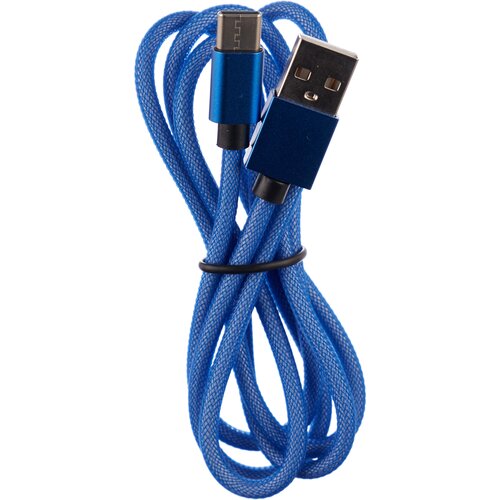 Кабель Red Line USB-Type-C fishnet синий