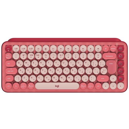 Беспроводная клавиатура Logitech POP Keys Cherry MX Brown, Heartbreaker, русская, 1 шт.