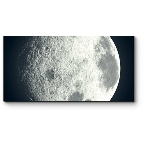 Модульная картина Безупречная Луна 110x55