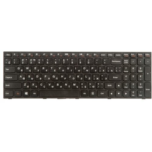 Клавиатура для ноутбуков Lenovo IdeaPad Flex 2-15, G50-30, G50-45, G50-70, G50-80, G70-70, G70-80, G5030, G5045, G5070 [25211020] [25211031] Black, black frame, гор. Enter
