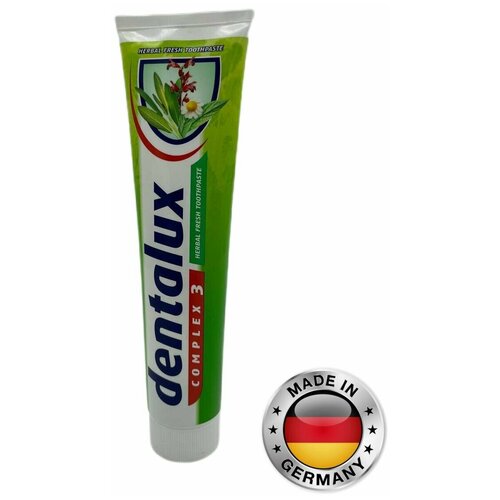 Зубная паста Dentalux complex 3 herbal fresh 125мл