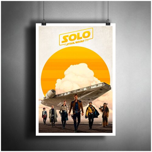 Постер плакат для интерьера "Фильм: Хан Соло- Звёздные войны. Истории. Star Wars"/ Декор дома, офиса, комнаты A3 (297 x 420 мм)