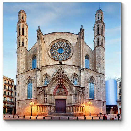 Модульная картина Церковь Святой Марии, Барселона80x80