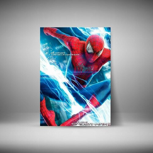 Постер 30х42 без рамы "Человек-паук"