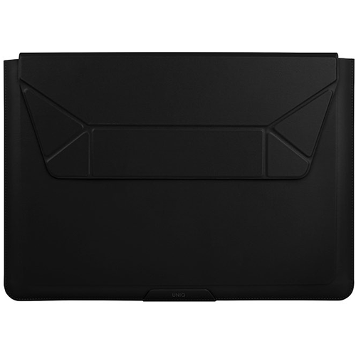Кожаный чехол Uniq Oslo с подставкой для MacBook Pro 14" (OSLO(14)-BLACK), черный