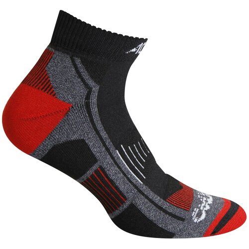 Носки Accapi, размер EU:34-36, черный, серый, красный
