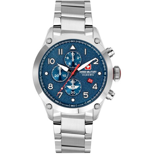 Наручные часы Swiss Military Hanowa Air SMWGI2101502, синий, серебряный