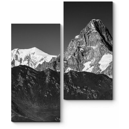 Модульная картина Величественные горы 90x113