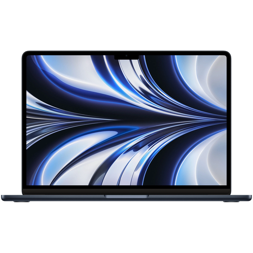 13.6" Ноутбук Apple MacBook Air 13 2022 2560x1664, Apple M2, RAM 8 ГБ, LPDDR5, SSD 512 ГБ, Apple graphics 10-core, macOS, MLY43KS/A, полуночный, английская раскладка