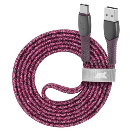 Кабель USB Type-C RIVACASE Type-C/USB2.0 1,2м Red (PS6102 RD12)