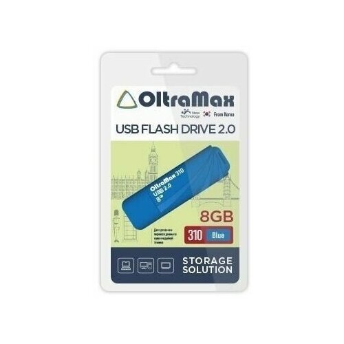 USB флэш-накопитель OLTRAMAX OM-8GB-310-Blue 1255063