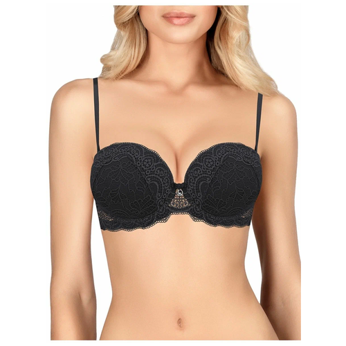 Бюстгальтер  Lormar Extra Pizzo, размер 3B, черный