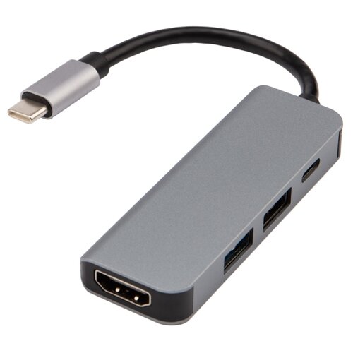 Разветвитель REXANT USB Type-C - HDMI/ USB 3.0/ USB 2.0 / Type-C, серебристый