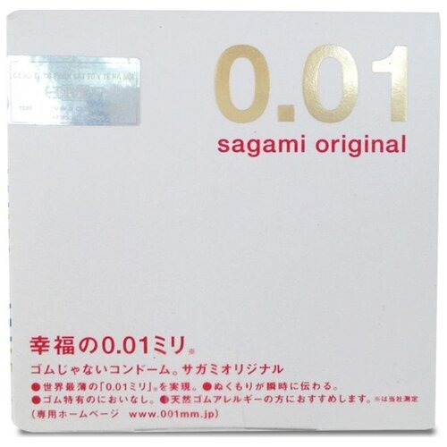 Презервативы Sagami Original 0.01, 1 шт.