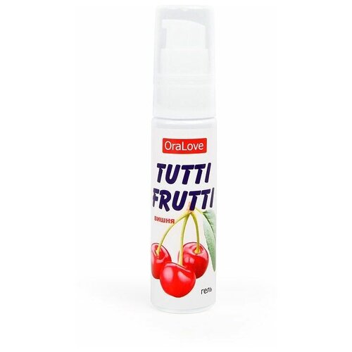Биоритм Гель-смазка Tutti-frutti с вишнёвым вкусом - 30 гр.