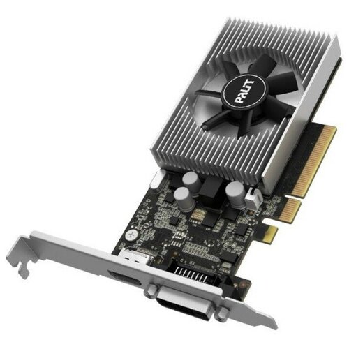 Видеокарта Palit PCI-E PA-GT1030 2GD4 nVidia GeForce GT 1030 2048Mb 64bit DDR4 1151/2100 DVIx1/HDMIx1/HDCP (ОЕМ)