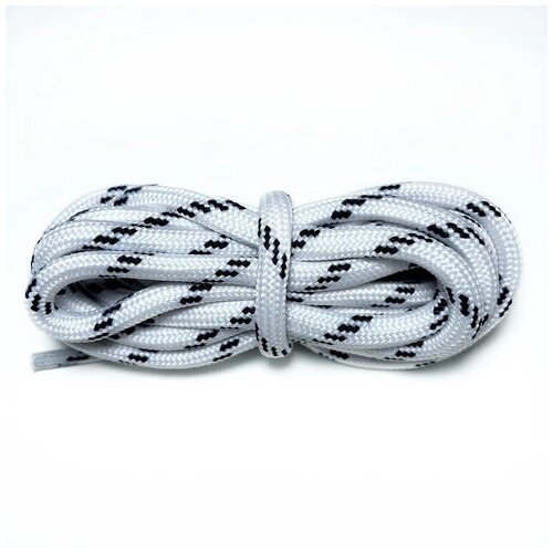 Шнурки LENKO белые с черными вкраплениями 80 см