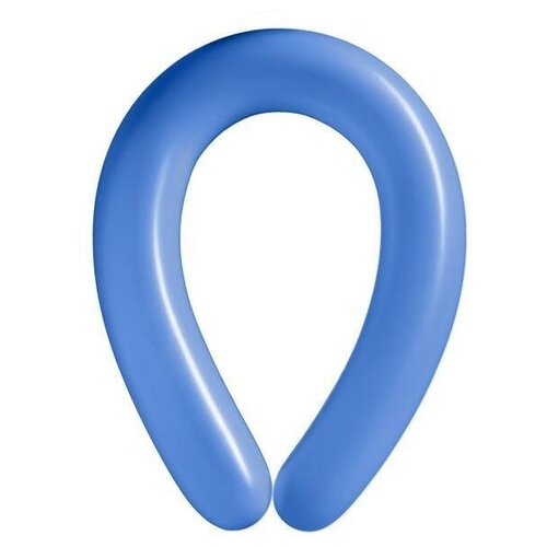 Воздушные шарики для твистинга 350", перламутровый, набор 100 шт, цвет сапфирово-голубой