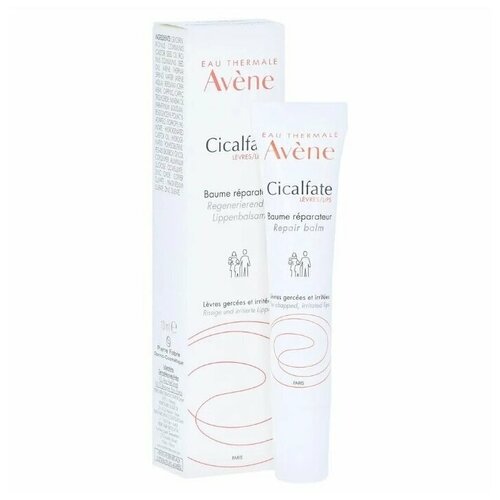 Avene, Cicalfate Бальзам для губ восстанавливающий целостность кожи для младенцев, детей и взрослых, 10 мл