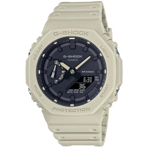 Наручные часы CASIO G-Shock GA-2100-5A, бежевый, черный