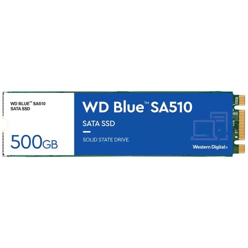 Твердотельный накопитель Western Digital WD Blue 500 ГБ SATA WDS500G3B0B
