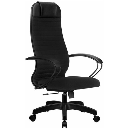 Компьютерное кресло METTA К-27 пластик офисное, обивка: текстиль, цвет: черный