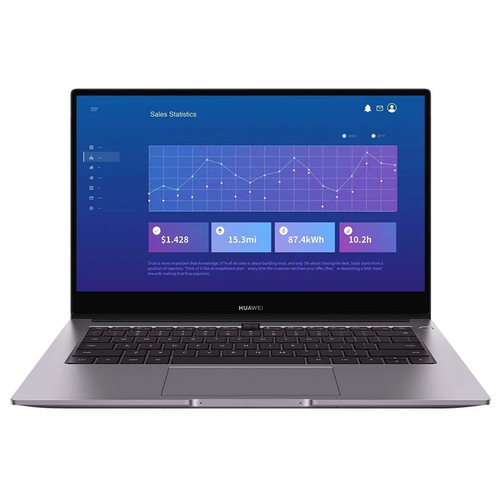 Ноутбук Huawei MateBook B3-520/15.6' 1920x1080/Intel i7 1135G7/16G/SSD NVMe 512G/72%/TPM/Wi-Fi/Bluetooth/Camera/Win 10 pro/1,56Kg/1y warranty (BohrDZ-WFE9A) (BDZ-WFE9A) (53013FCE)