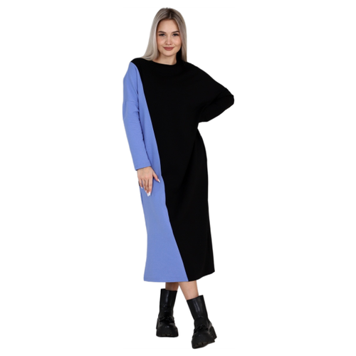 Платье Elena Tex, размер 50, голубой