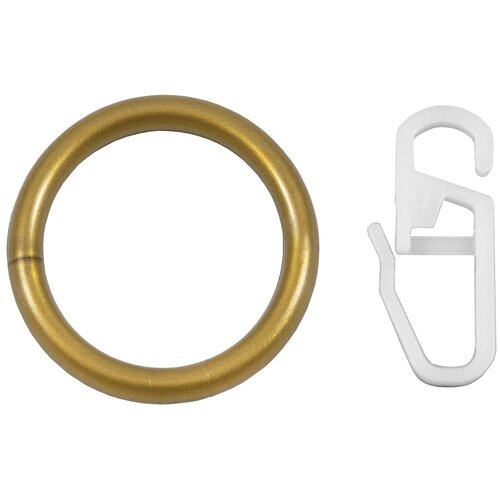 Кольцо, пластик, цвет золото, 2 см, 10 шт.