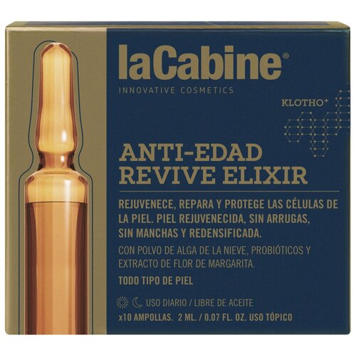 LaCabine Anti-edad revive elixir концентрированная омолаживающая сыворотка для лица, 2 мл, 10 шт.