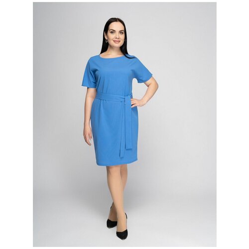 Платье DiSORELLE, размер 52, голубой