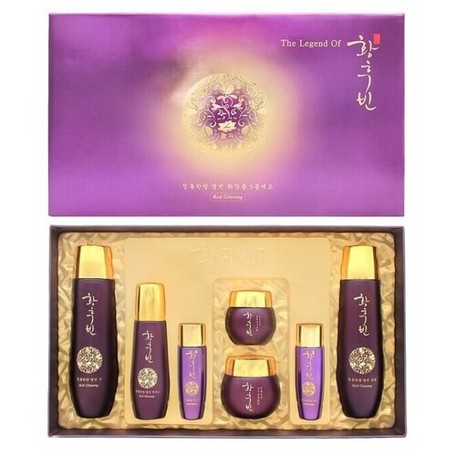 Набор для лица с женьшенем Bergamo Red Ginseng Skin Care 5 Set