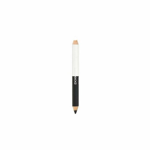 Двойной карандаш для глаз с точилкой Poeteq Double eyeliner with sharpener вес 2гр 91, Франция - 1шт
