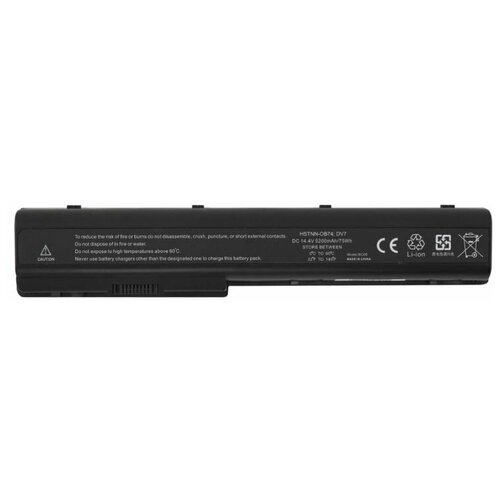 Аккумулятор (батарея) для ноутбука HP Pavilion DV7-1134 (HSTNN-IB75 14,4V 5200 mAh)