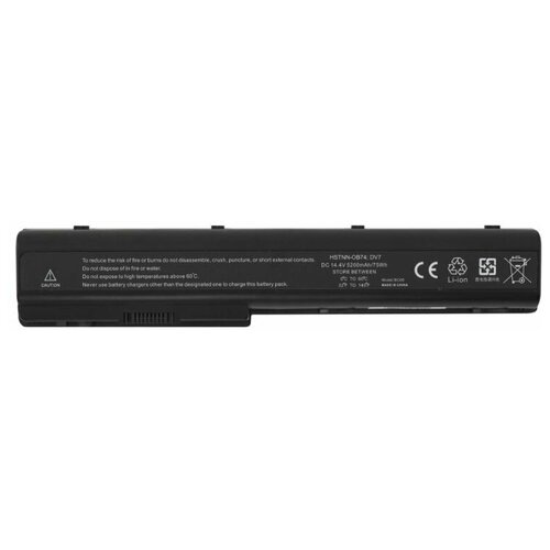 Аккумулятор (батарея) для ноутбука HP Pavilion DV7T (HSTNN-IB75 14,4V 5200 mAh)