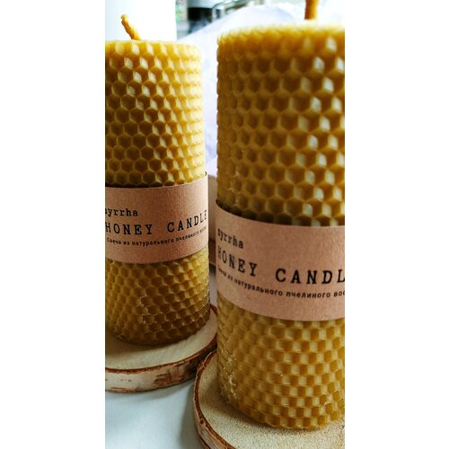 Набор свечей из натуральной пчелиной вощины Honey Candle