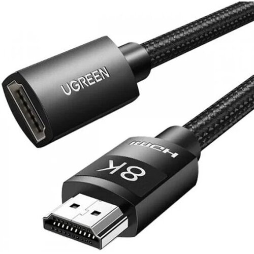Кабель Ugreen HD151 (40400) HDMI 8K Male To Female Extension Cable (0.5 метра) чёрный