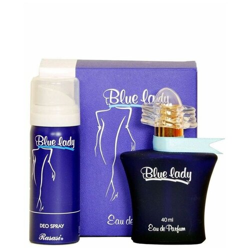 Rasasi Blue Lady набор (парф. вода 40 мл. + дезодорант 50 мл.) 40+50 мл.