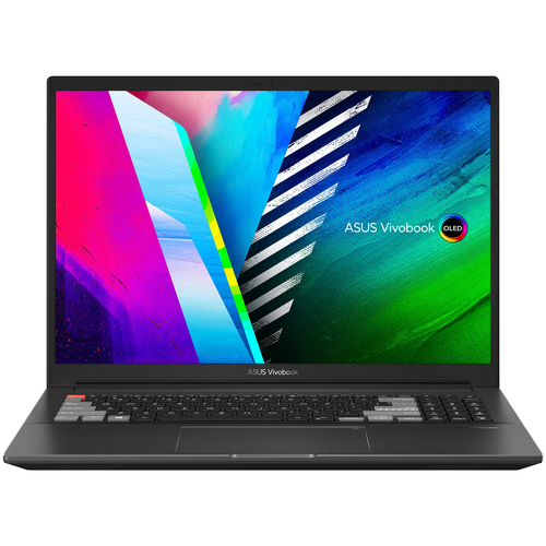 16" Ноутбук ASUS Vivobook Pro 16 OLED M7600QE-L2062 3840x2400, AMD Ryzen 9 5900HX 3.3 ГГц, RAM 16 ГБ, DDR4, SSD 512 ГБ, NVIDIA GeForce RTX 3050 Ti, без ОС, 90NB0V71-M01810, black
